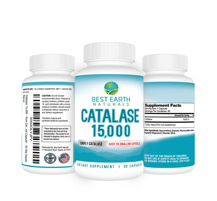 Catalase 15,000 - 30 Day Supply – Best Earth Naturals Vitamins ...