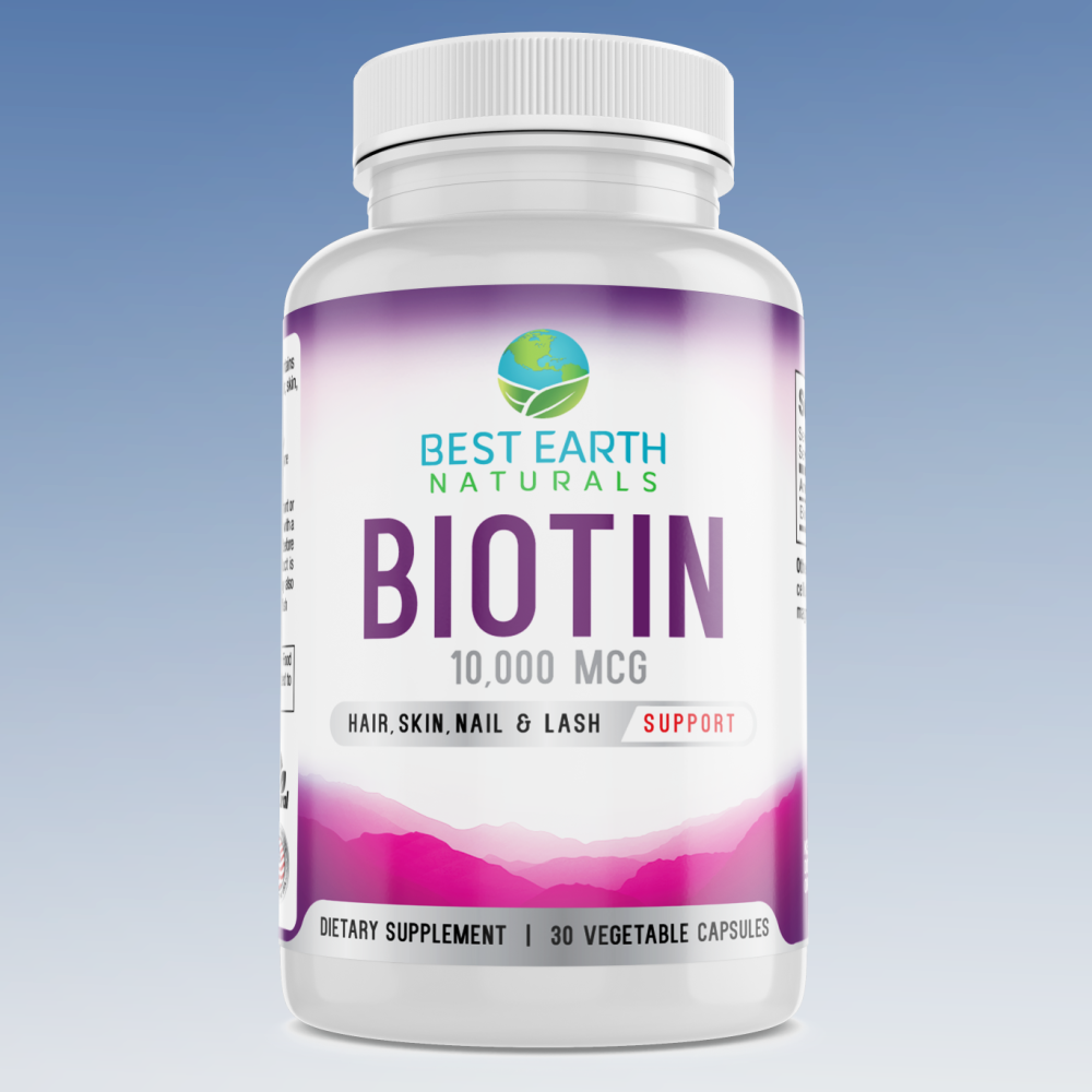 Biotin Boost Extra Strength Hair, Skin & Nail Formula – Best Earth ...